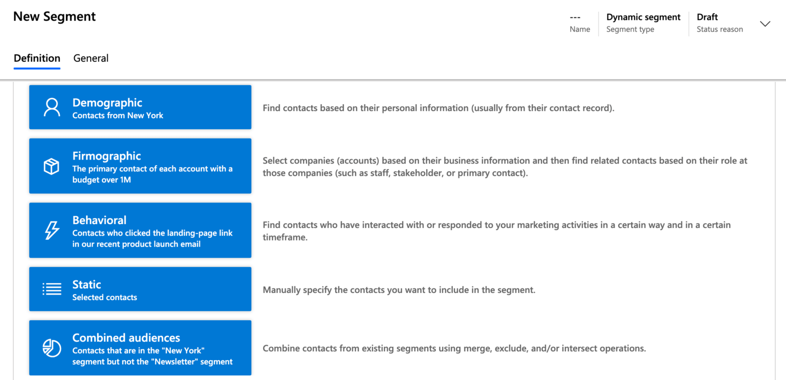 How to work with segments and marketing lists in Dynamics 365 and ...
