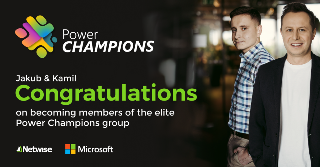 Two Netwise experts are now members of Microsoft Power Champions group ...