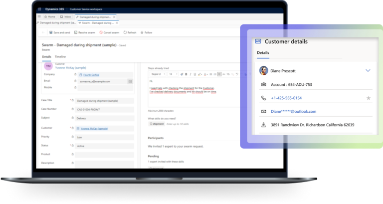 Dynamics 365 Customer Service - Management and improvement