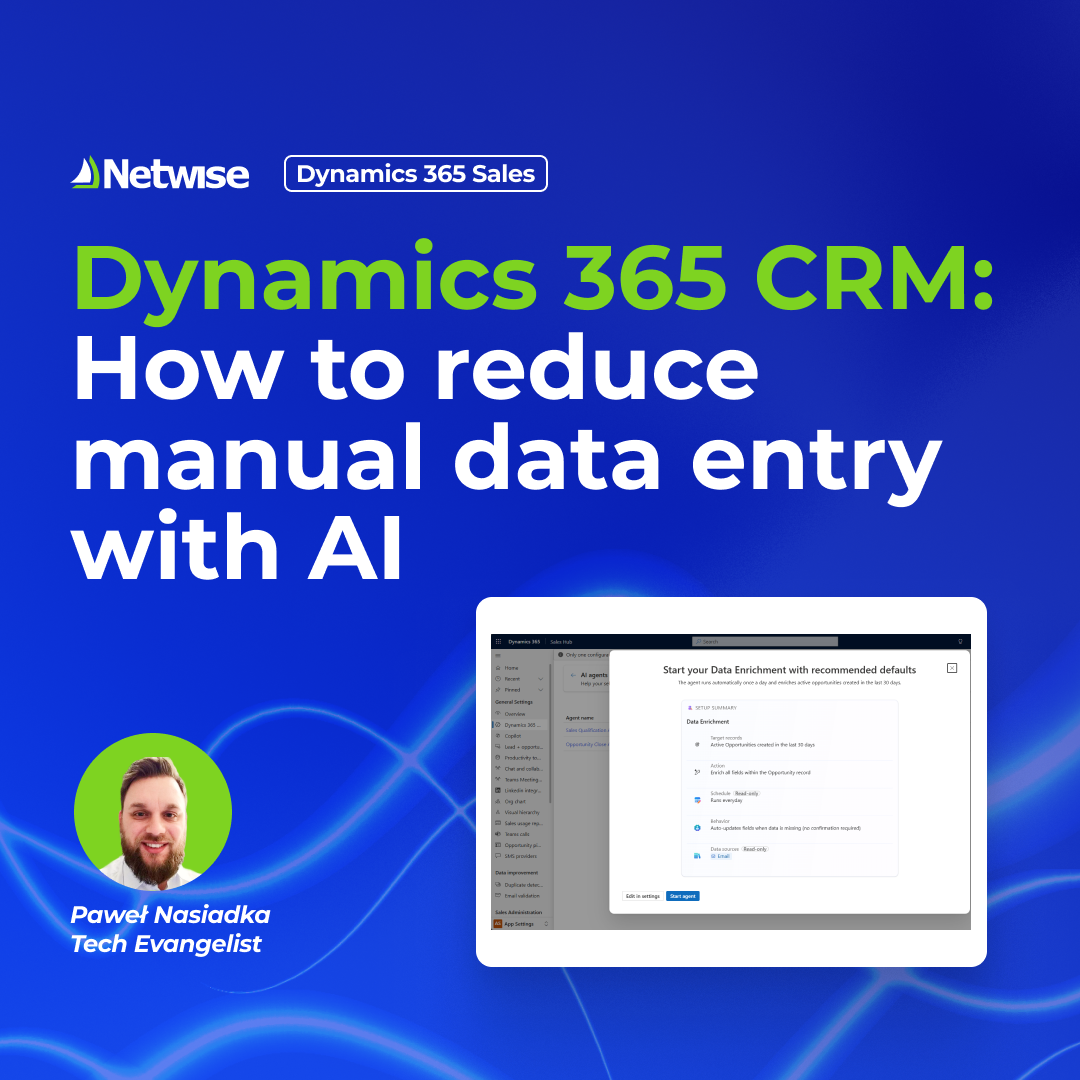 Dynamics 365 CRM: How to reduce manual data entry with AI